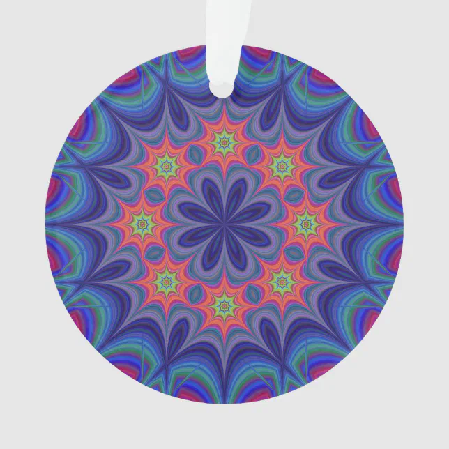 Victorian Magenta Mandala Ornament | Zazzle