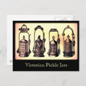 Victorian Pickle Jars Postcard | Zazzle
