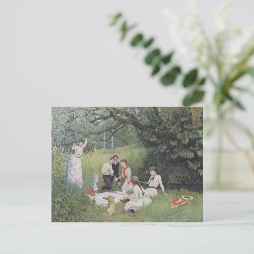 Victorian Picnic Postcard | Zazzle