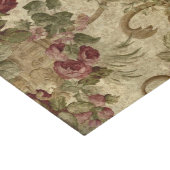 Victorian Red Roses and Scrolls Tissue Paper | Zazzle