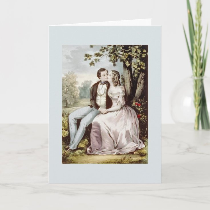 Victorian Romance Note Card | Zazzle