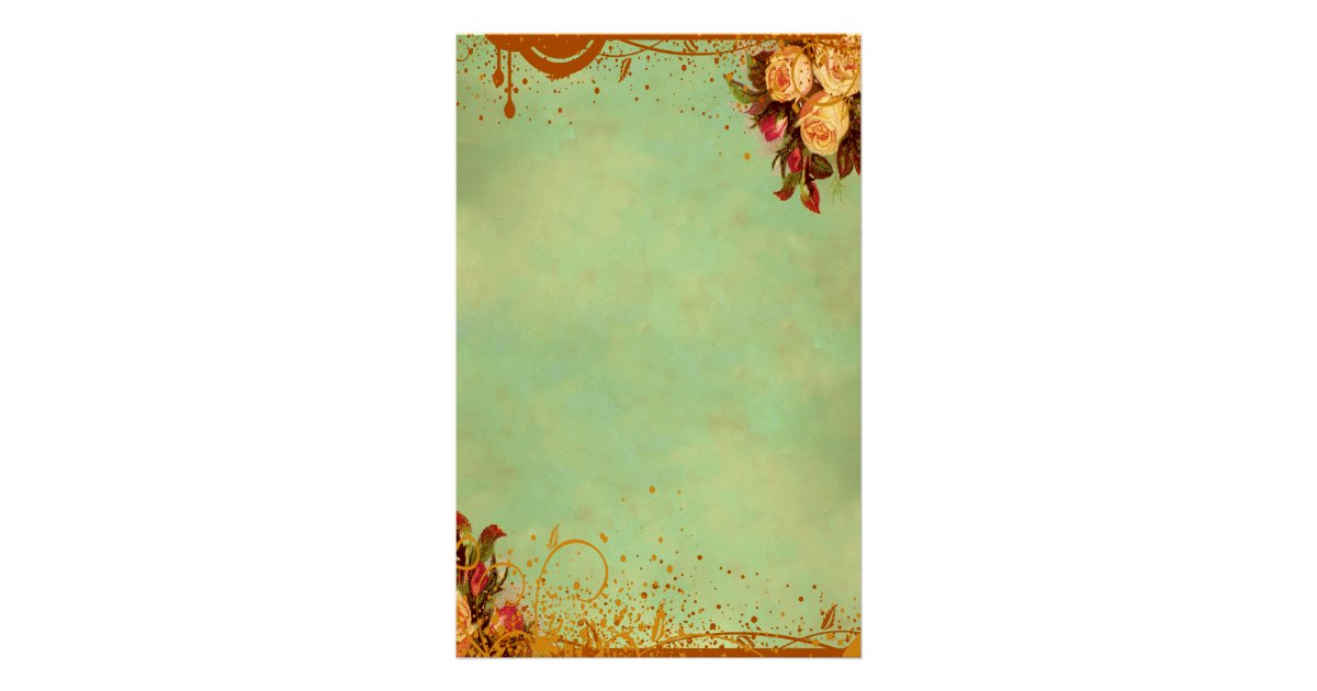 Victorian Rose Stationery | Zazzle.com
