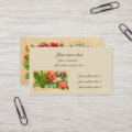 Victorian roses calling card | Zazzle