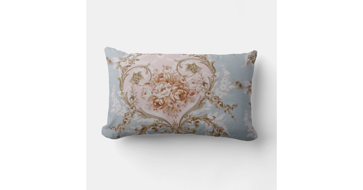 Victorian Roses - Lumbar Pillow / Marie Antoinette | Zazzle