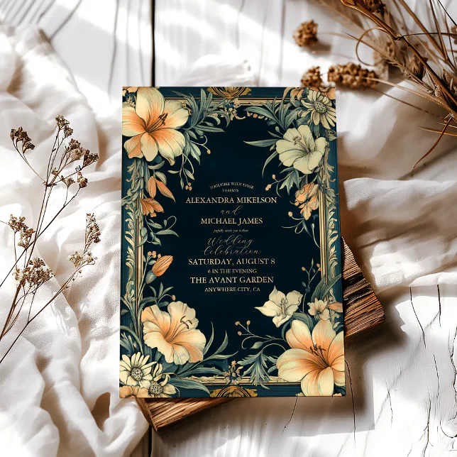 Victorian Royal Elegance Wedding Invitation | Zazzle
