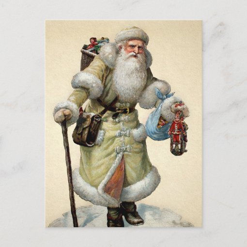 Victorian Santa Postcard | Zazzle