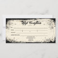 Victorian Skull Gift Certificate | Zazzle