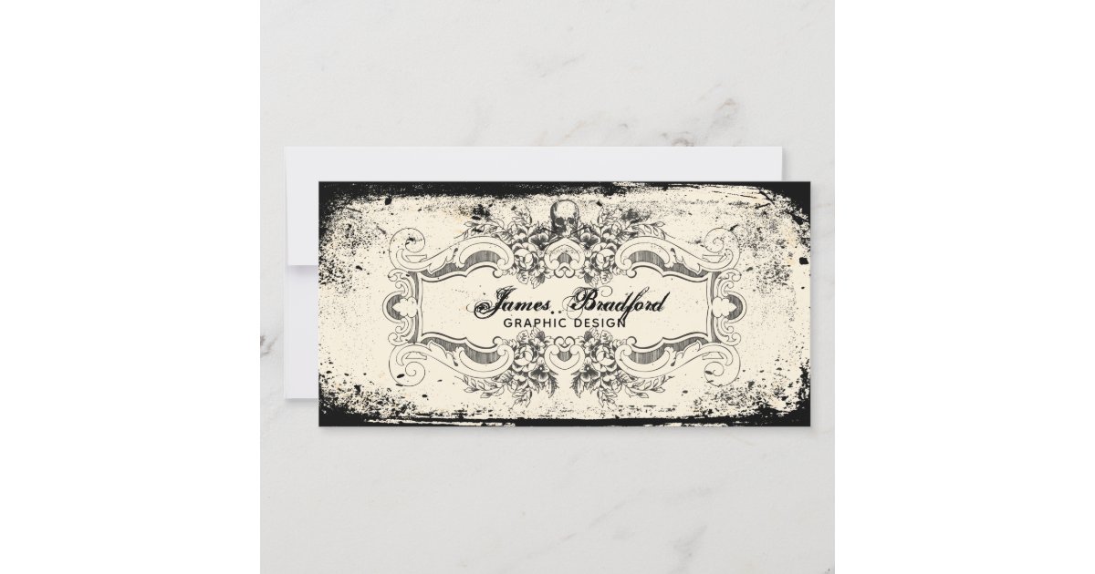 Victorian Skull Gift Certificate | Zazzle
