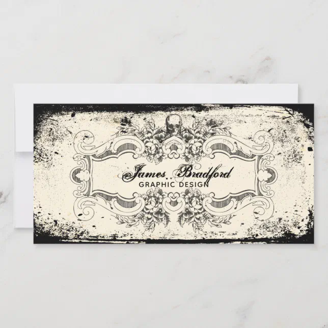 Victorian Skull Gift Certificate | Zazzle