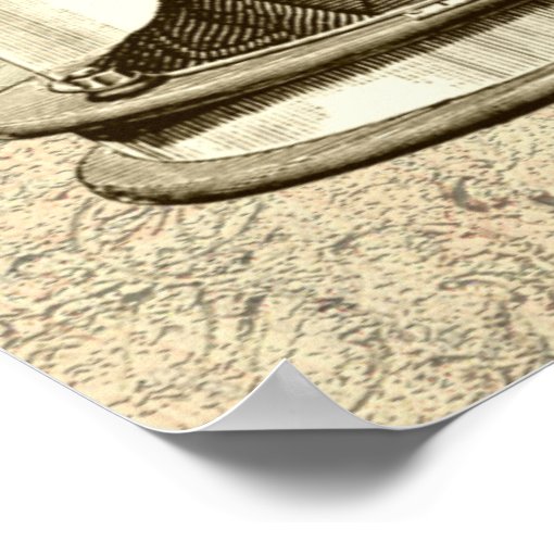 Victorian steampunk clockwork brain mechanical poster | Zazzle