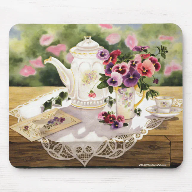 "Victorian Tea" ~ Mouse Pad | Zazzle