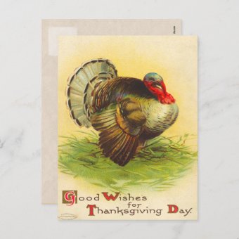 Victorian Thanksgiving Postcards | Zazzle