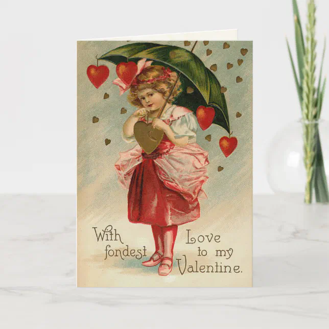 Victorian Valentine's Day Card | Zazzle