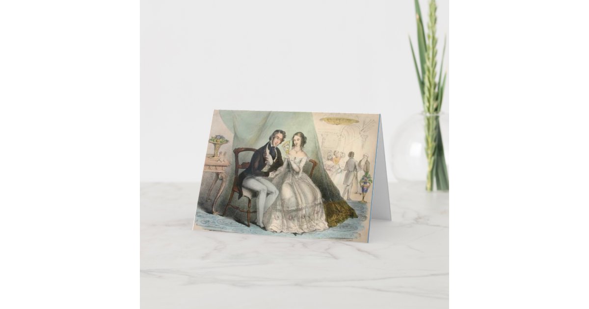 Victorian Wedding Greeting Card | Zazzle.com