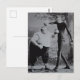 Victorian Weird Fat and Skinny Boxer Postcard | Zazzle