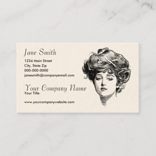 Victorian Women Business Card | Zazzle.com