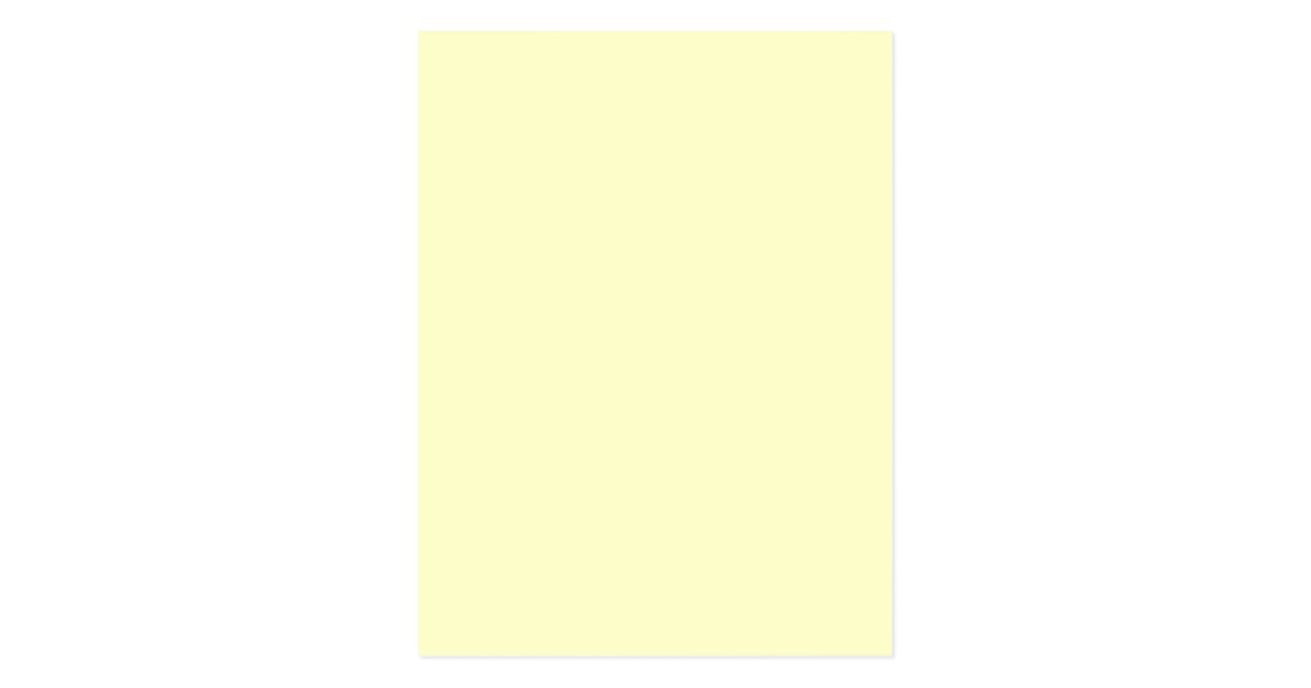 Victorian Yellow - Pale Yellow Template Blank Postcard | Zazzle.com