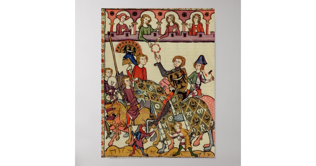 Victorious Knight, 14th Century Poster | Zazzle