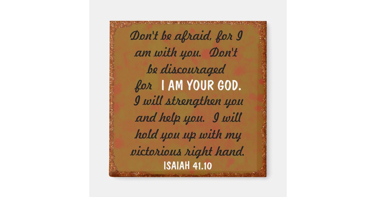 Victorious right hand bible verse magnet | Zazzle