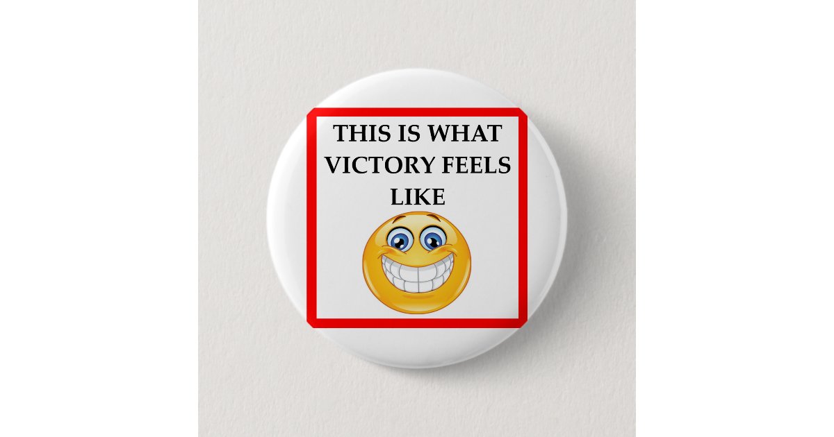 VICTORY BUTTON | Zazzle