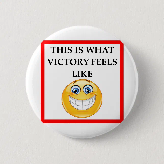 VICTORY BUTTON | Zazzle