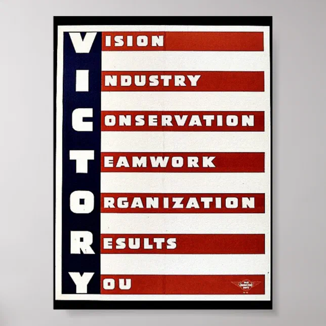 Victory Poster | Zazzle
