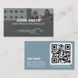 Video Editor Business Cards | Zazzle
