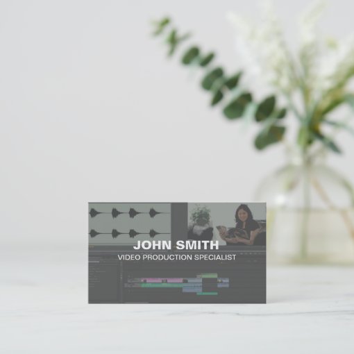 Video Editor Business Cards | Zazzle
