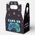 Video Game Arcade Birthday Party Favor Box | Zazzle