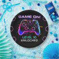 Video Game Birthday Party Paper Plates | Zazzle