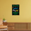 Video Game Birthday Party Welcome Poster | Zazzle
