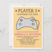 Video Game - Computer Game Baby Shower Invitation | Zazzle