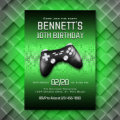 Video Game Controller Birthday Invitation | Zazzle