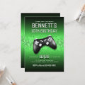 Video Game Controller Birthday Invitation | Zazzle