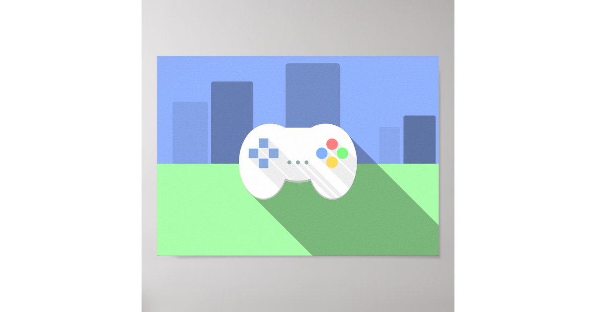 Video Game Controller Poster | Zazzle