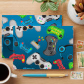 Video Game Controllers Gamer Birthday Party Envelope | Zazzle