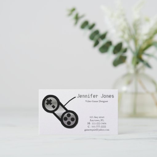 Video Game Design Business Card | Zazzle