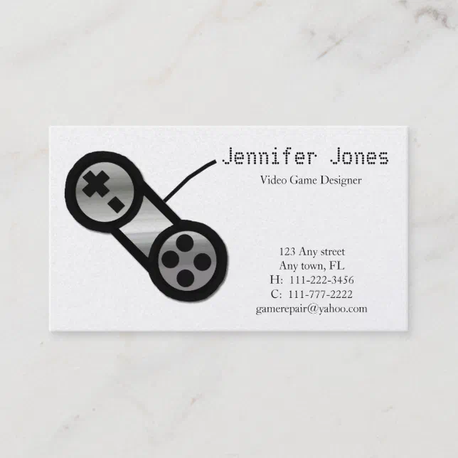 Video Game Design Business Card | Zazzle
