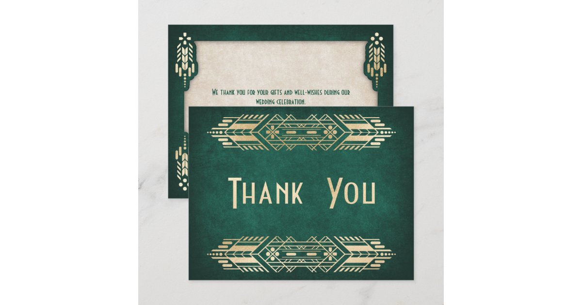 Video Game Geek Green Wedding Thank You Card | Zazzle