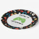 Video Game Party Level Up Kids Birthday Gamer Paper Plates | Zazzle