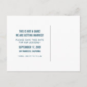 Video Game Save the Date Postcard, Blue Announcement Postcard | Zazzle