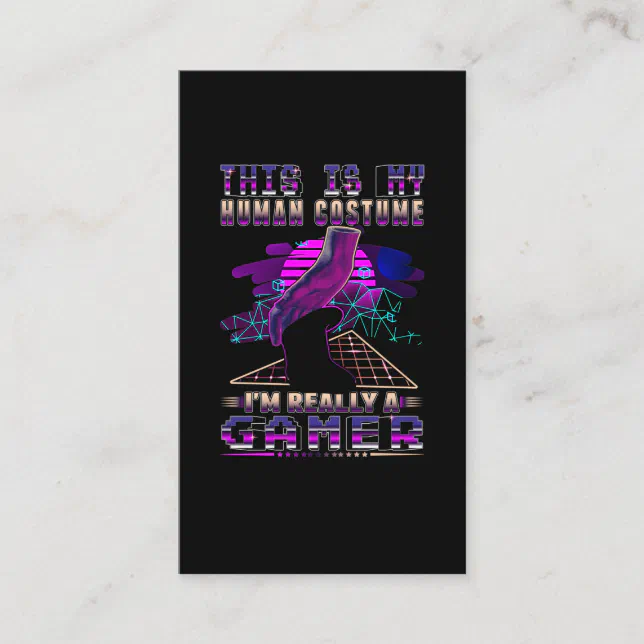 Video Gamer Kid Cool Console Gaming Business Card | Zazzle