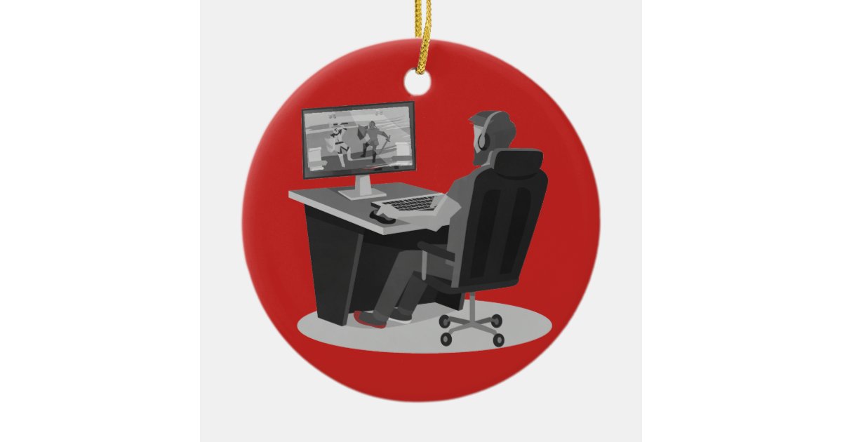 Video Gamer Ornament | Zazzle