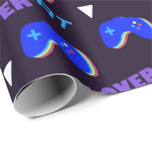 Video Games Pattern Game Lover Wrapping Paper | Zazzle