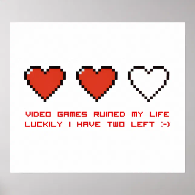 Video Games Poster | Zazzle