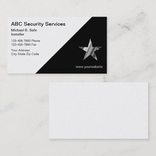 Video Security Business Cards | Zazzle