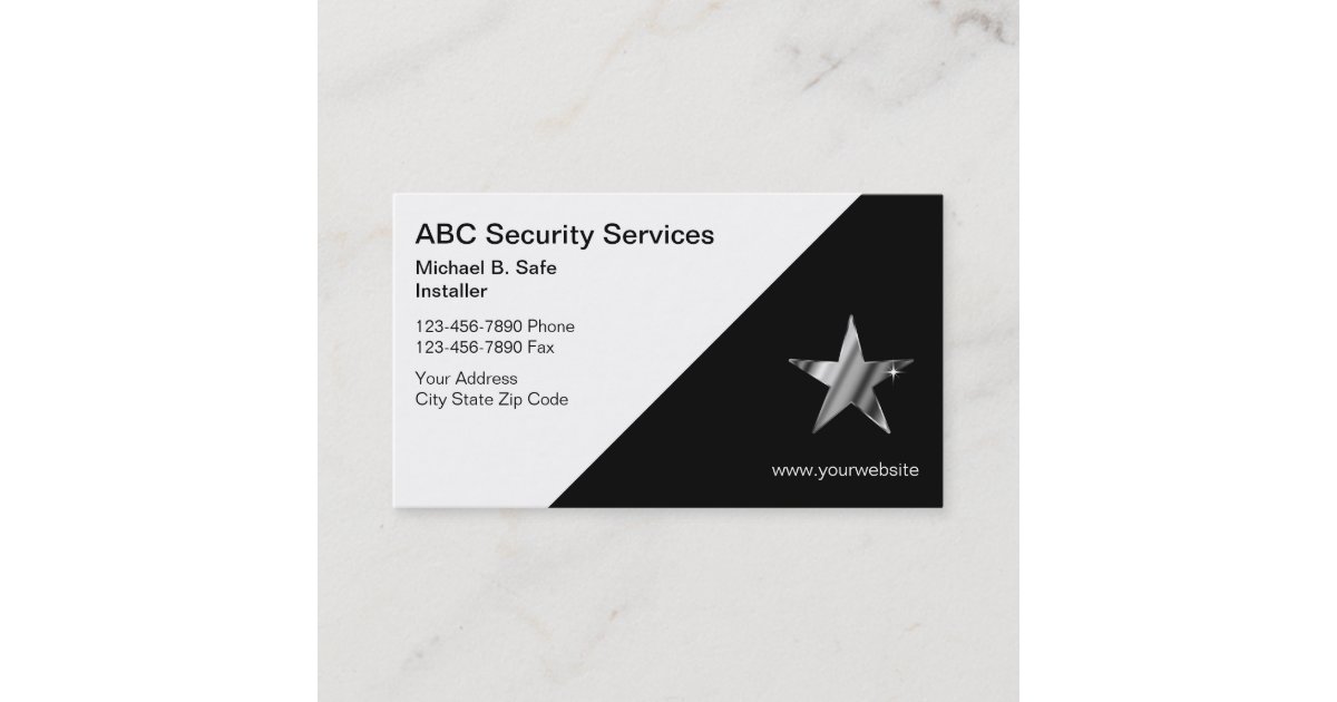 Video Security Business Cards | Zazzle