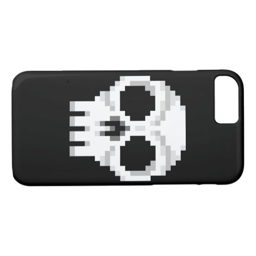 Videogame Death Skull - Pixel Art Case-Mate iPhone Case | Zazzle