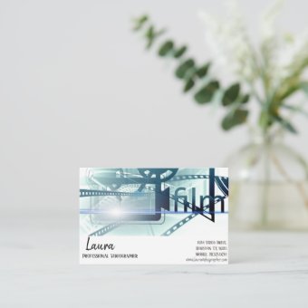 Videographer Business Card | Zazzle