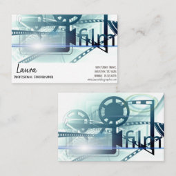 Videographer Business Card | Zazzle